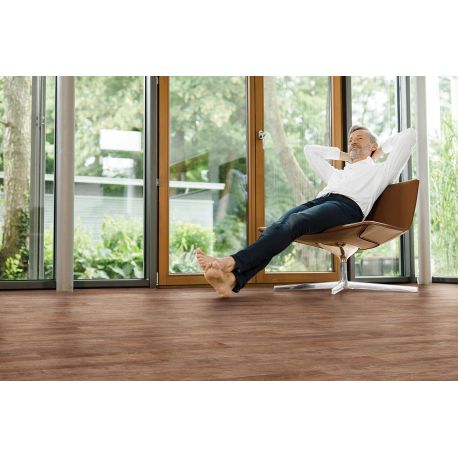 Parquet en liège flottant aspect bois lame clipsable Wood Inspire 700 ...
