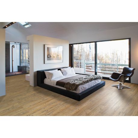 Parquet en liège flottant pour pièce humide Wood Hydrocork Plus, larg ...