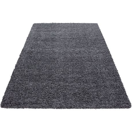 Tapis uni shaggy rectangle Aimee