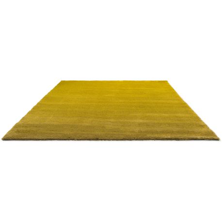 Tapis uni laine naturel courtes mèches design Shade Low