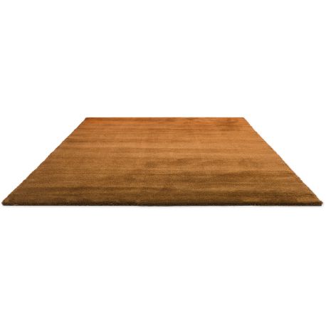 Tapis uni laine naturel courtes mèches design Shade Low