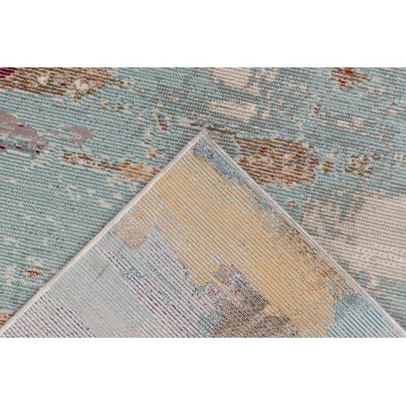 Tapis abstrait multicolore moderne Miro