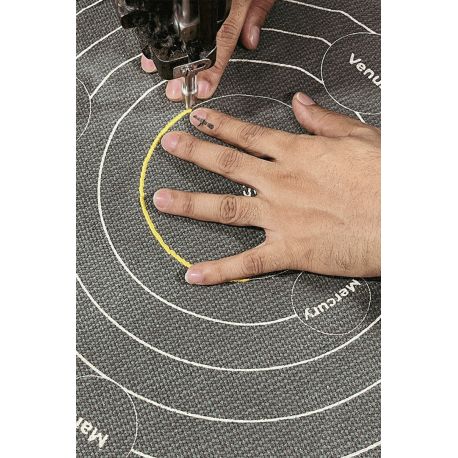 Tapis de jeu rond enfant coton Solar