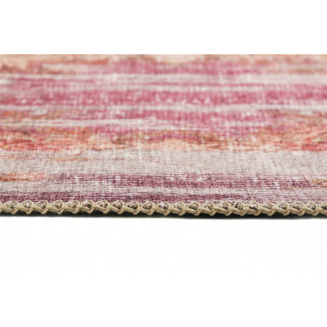 Tapis rose vintage de salon Sunset in Faro Wecon Home