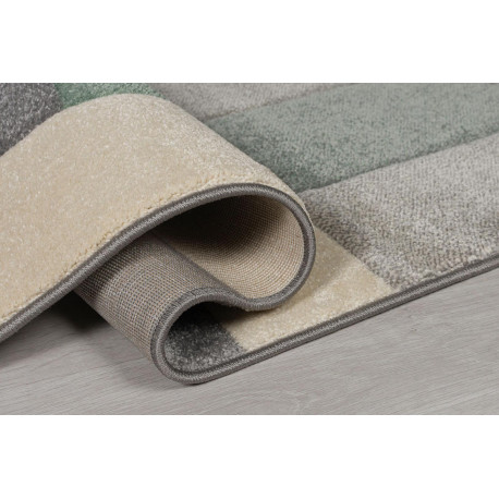 Tapis cubisme courtes mèches design pour salon Cosmos